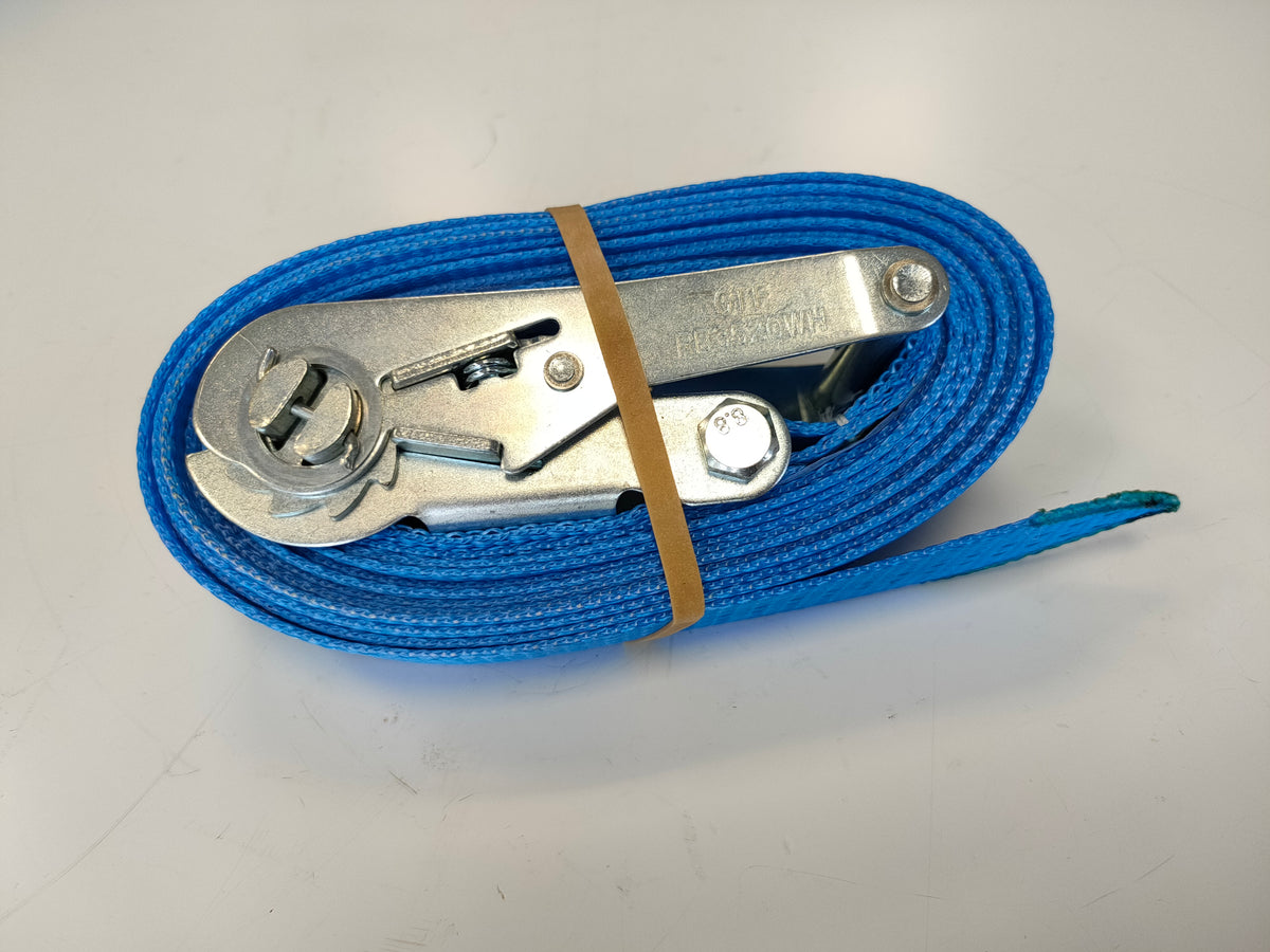 2x Blue Endless Ratchet Strap 35mm Webbing 2t 4 Metre Lashing Strap ...