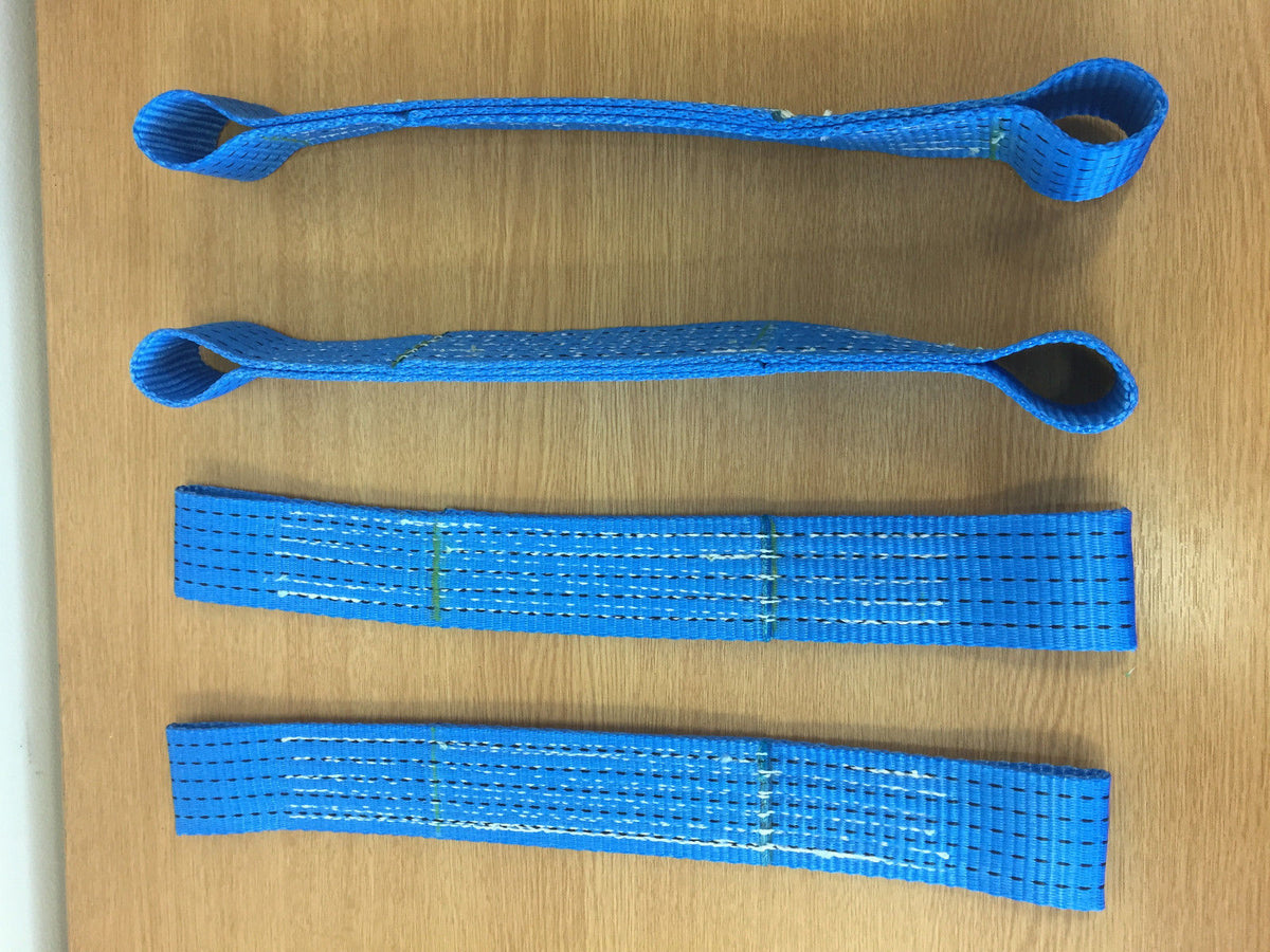 4 x Car Recovery Alloy Wheel Soft Link Straps – Lifting Slings