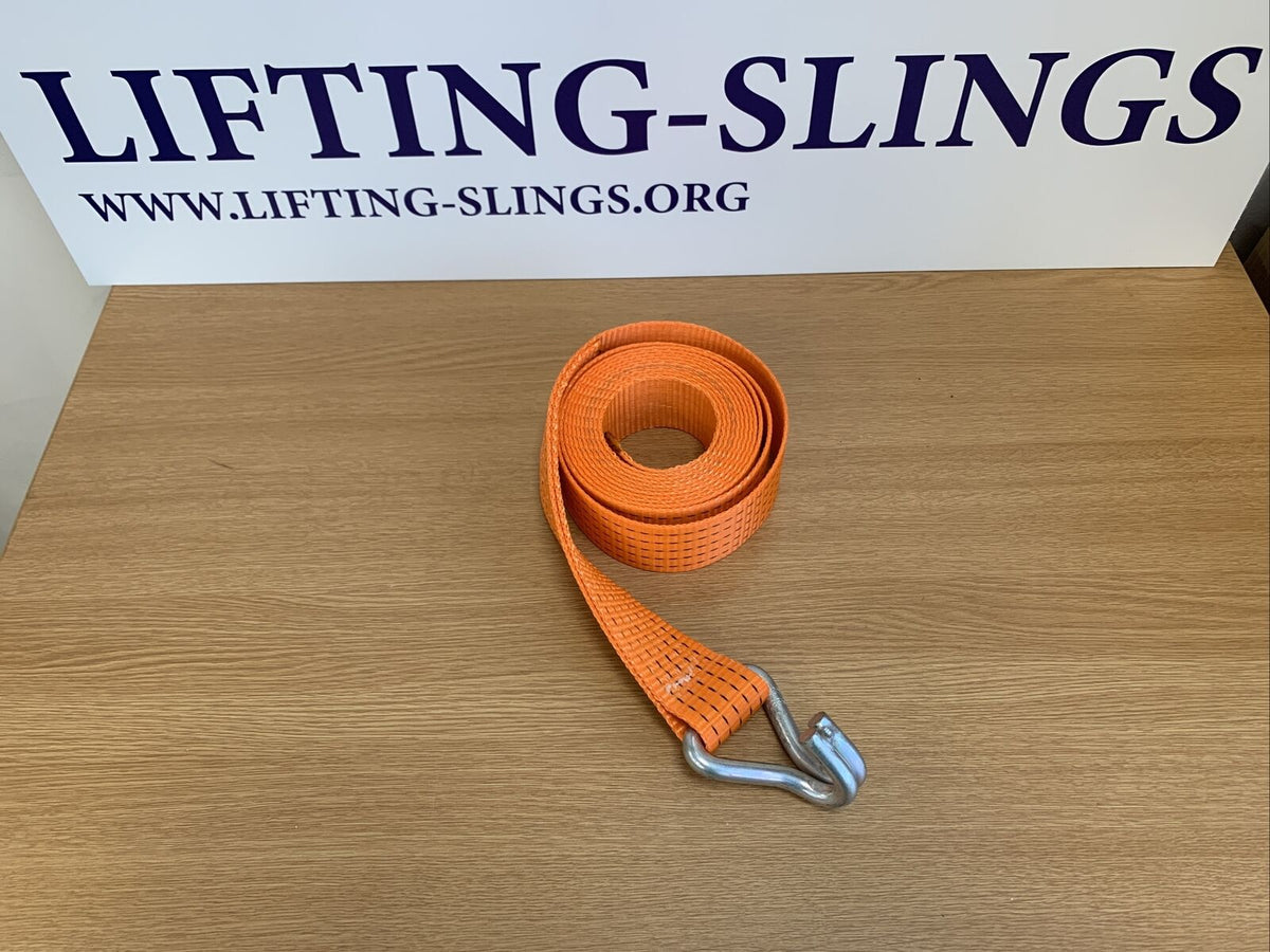 6 Metre Orange 5Ton Replacement Straps Tie Down Straps – Lifting Slings