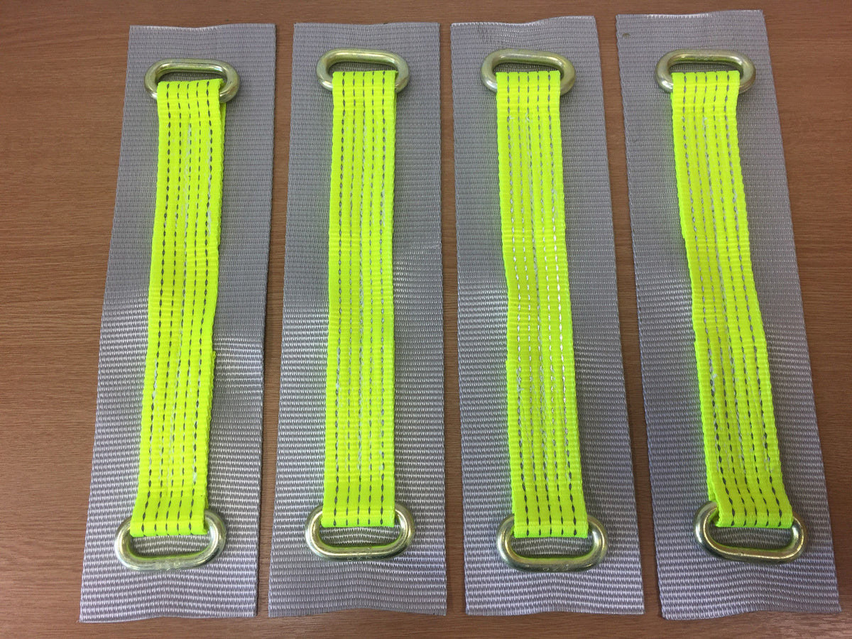 4 x Car Recovery Link Bridging Alloy Wheel Straps Heavy Duty – Lifting ...